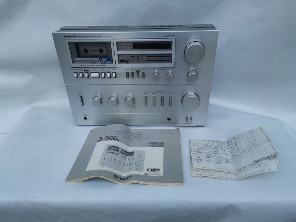 RADIOMAGNETOFON SHARP SC-1250 HB - 14234188251 - oficjalne archiwum Allegro