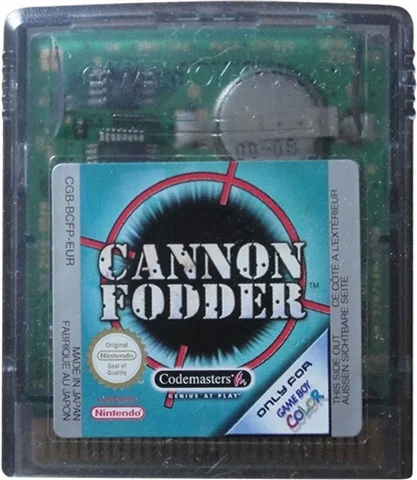 Cannon Fodder - NINTENDO GAME BOY COLOR GBC PAL - 14972839168 ...