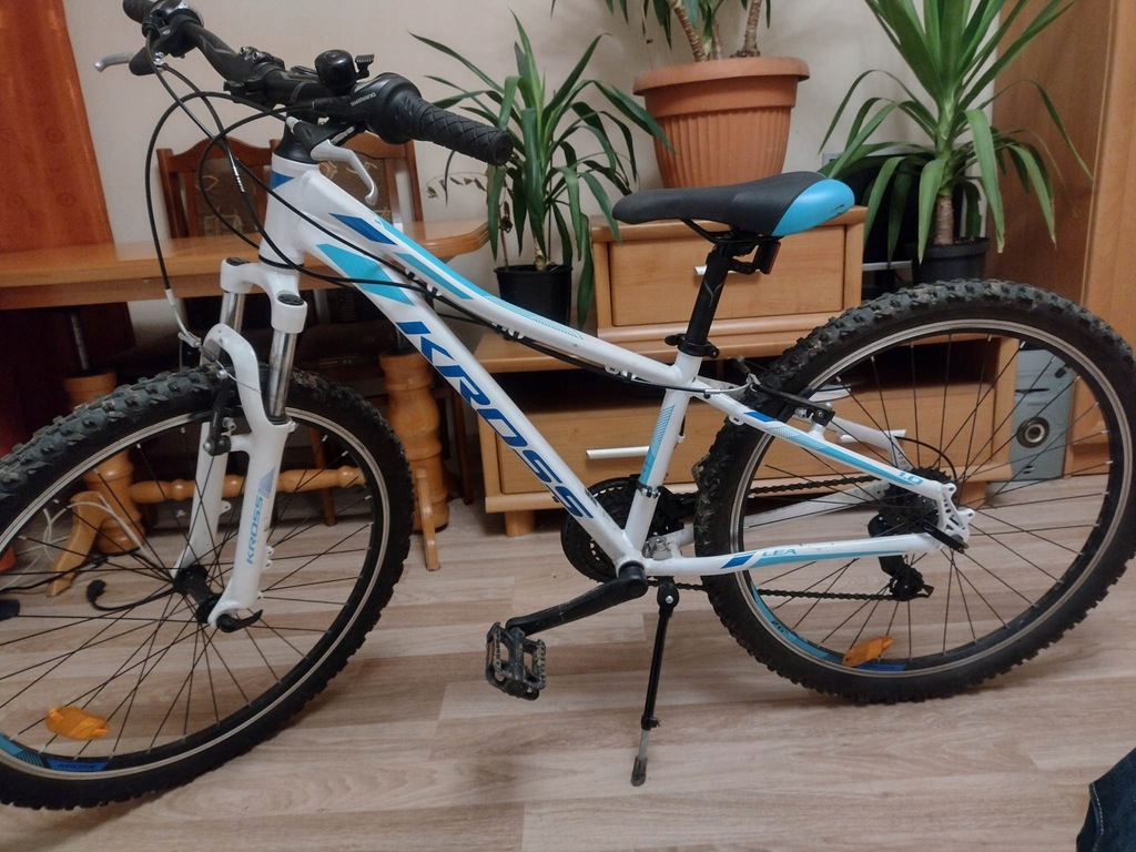 Rower MTB Kross Lea 1.0 biały rama 13 cali - 13336798415 - oficjalne ...