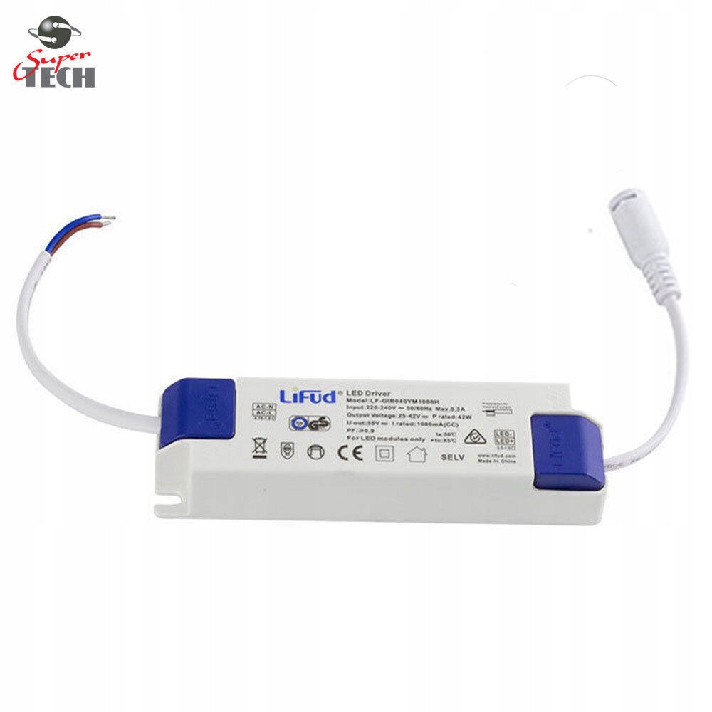 LIFUD LED DRIVER 38W 55V 950mA STEROWNIK ŚWIATŁA - 13252750973 ...