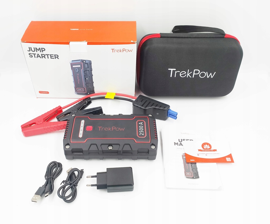 TrekPow TJ2500 2500A Jump Starter - 12844085883 - oficjalne archiwum Allegro