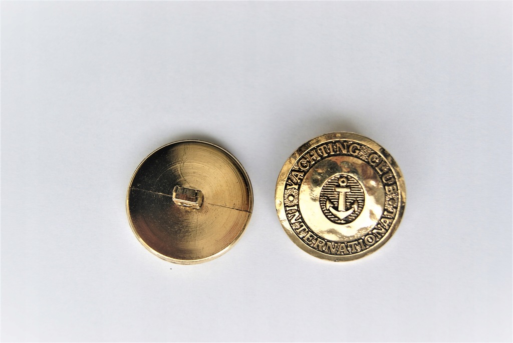 Guzik Guziki 25mm Złoty Marynarski Yachting Club - 8548488469 ...