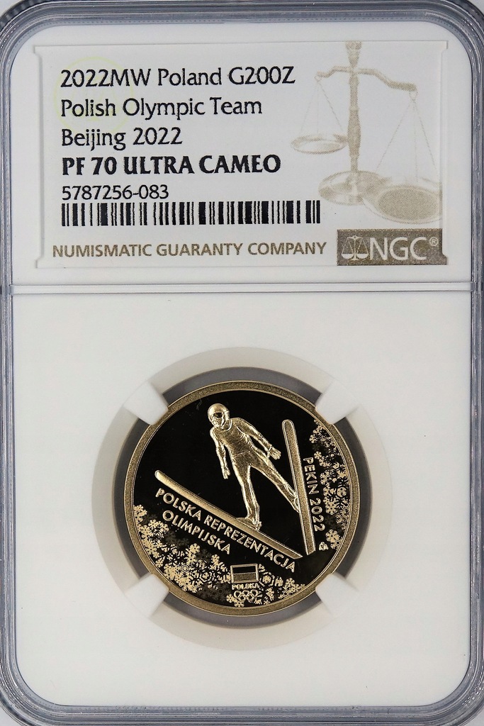 200 zł 2022 Olimpiada Pekin - NGC PF70 MAX - 12521720774 - oficjalne ...