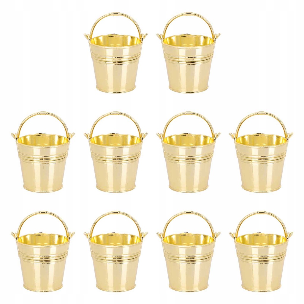 BUCKET CANDY BOX WEDDING FAVOURS MINI METAL PAILS - 14323783865 ...