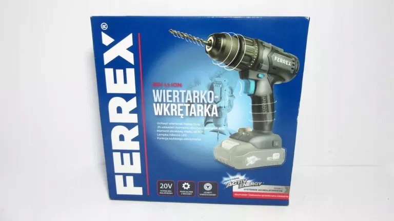 WKRĘTARKA FERREX 20V @WARTO - 12347572669 - oficjalne archiwum Allegro