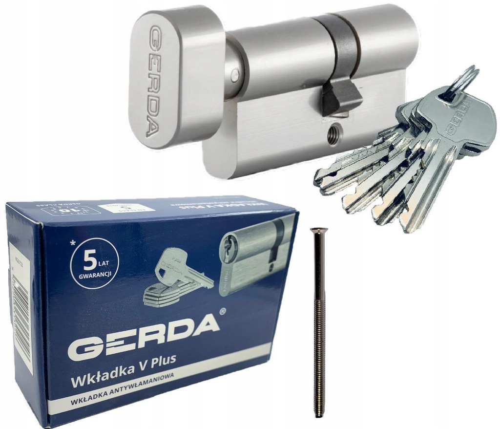 wkładka z gałką GERDA V Plus 30g/45 nikiel - 9603362867 - oficjalne ...