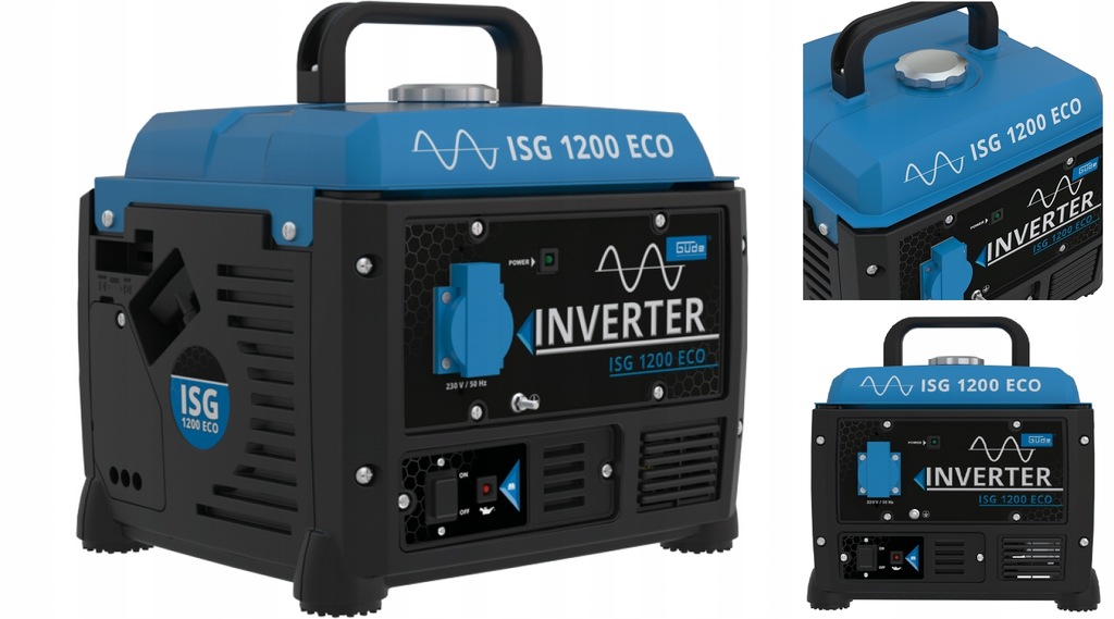 AGREGAT PRĄDOTWÓRCZY INWERTEROWY 1500W GENERATOR * - 11458595837 - oficjalne archiwum Allegro