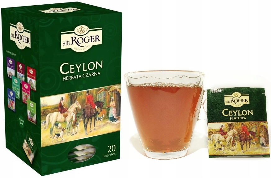 Herbata Sir Roger Ceylon Black Tea 20x2g Premium - 7899044851 ...