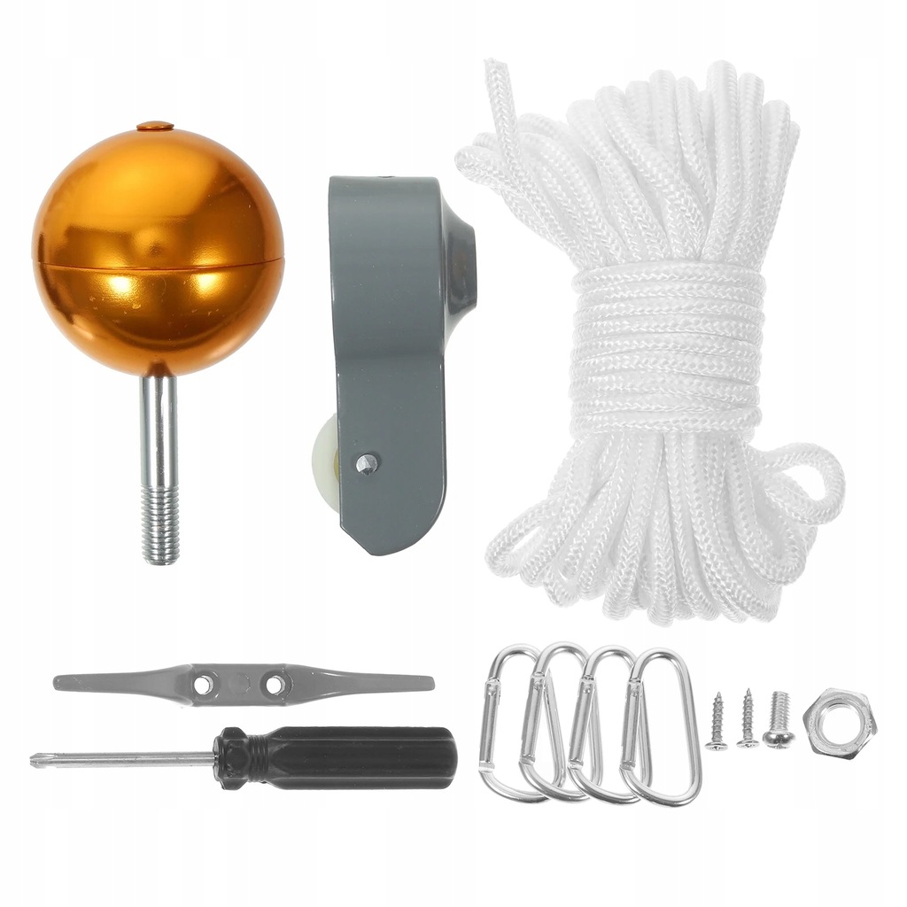 Fixing Rope Outdoor Flag Pole Flagpole Repair Kit - 13926167715 ...