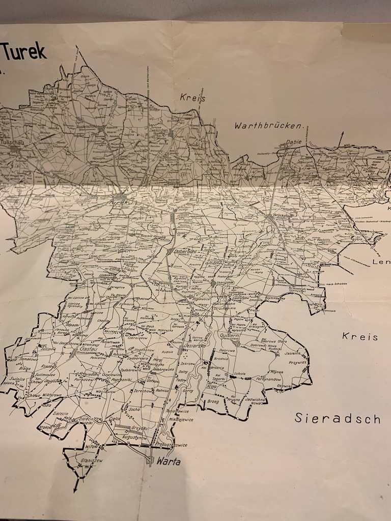 MAPA TUREK OKRES WOJENNY - 12208476598 - oficjalne archiwum Allegro