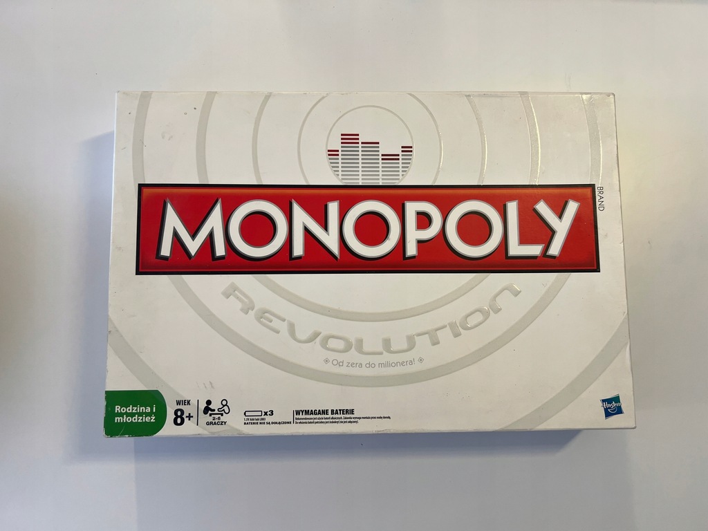MONOPOLY REVOLUTION GRA PLANSZOWA ORYGINAŁ CAŁY KOMPLET PO POLSKU ...