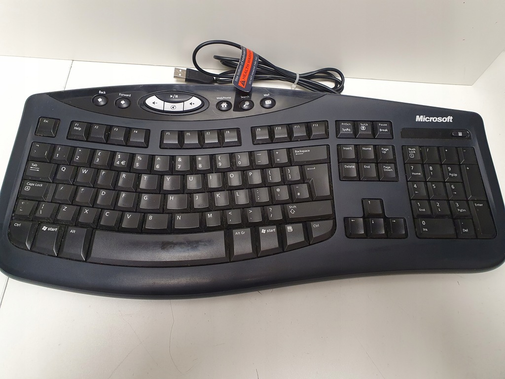 KLAWIATURA PRZEWODOWA MICROSOFT KU-0459 - 12557127217 - oficjalne ...