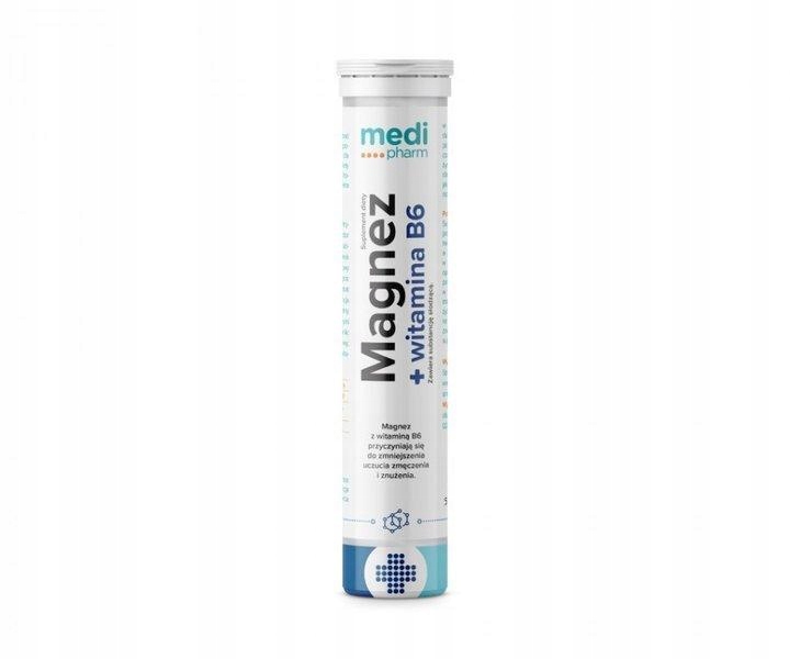Medi Pharm Magnez z witaminą B6 20 tabletek musuj. - 12487874535 ...
