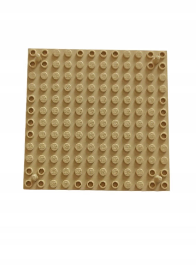 LEGO PŁYTKA GRUBA 12x12 kremowa - 9941711395 - oficjalne archiwum Allegro