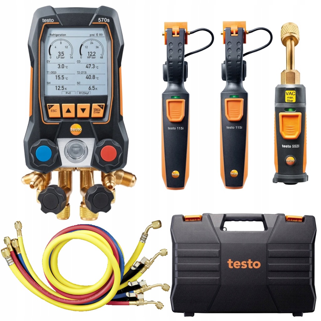 Zestaw TESTO 570s Manometry elektroniczne Smart klimatyzacji ...