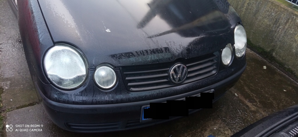 BŁOTNIK ZDERZAK MASKA PAS PRZÓD VW POLO 9N LC9Z - 11582337678 - oficjalne archiwum Allegro