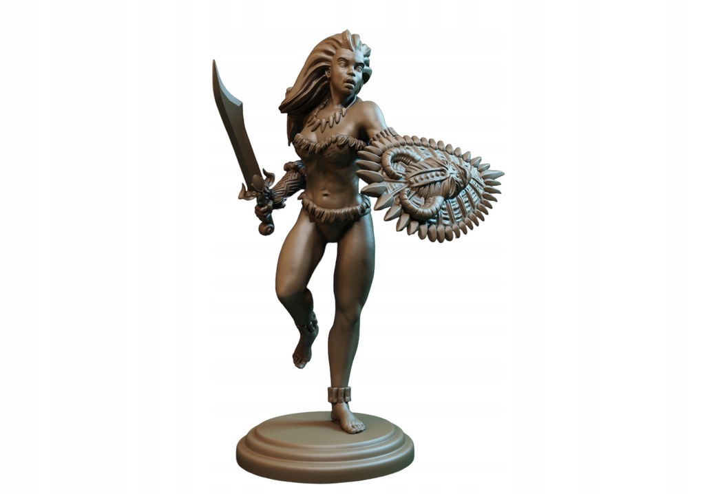 Nala wojowniczka figurka rpg dnd druk 3d 8k - 13524541282 - oficjalne archiwum Allegro
