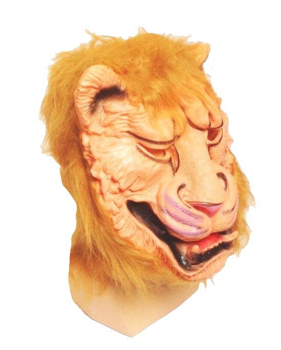 Maska Król LEW cała Głowa Lwa Lwia JAKOŚĆ LUX Zoo - 6568870923 ...