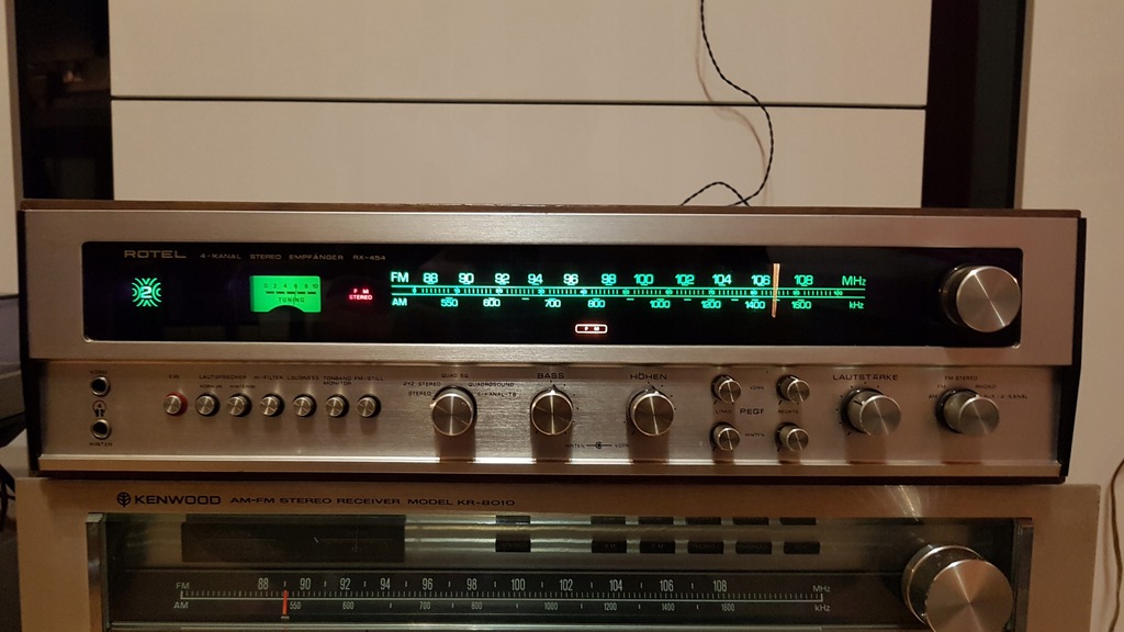 Rotel RX-454 4-Channel Stereo Receiver (1973-78) - 8576046703 ...