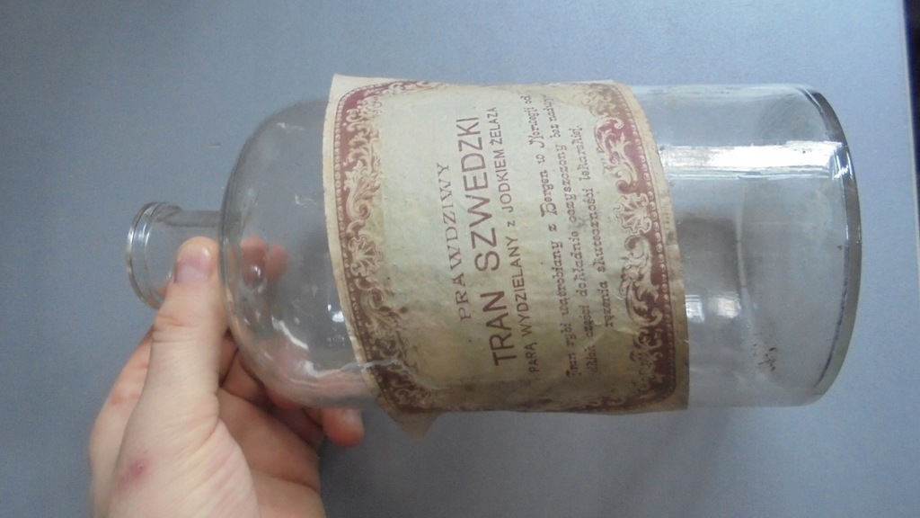 Butelka tran Szwedzki z Norwegii ! lata 20-te - 13379360747 - oficjalne ...