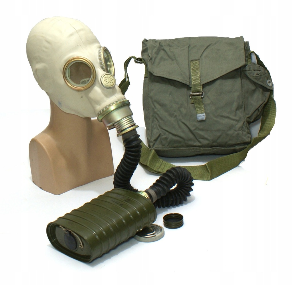 MASKA PRZECIWGAZOWA WOJSKOWA SzM41M SŁOŃ ORYGINAŁ NEW OLD STOCK LWP PRL r.3 - 15093763542 ...