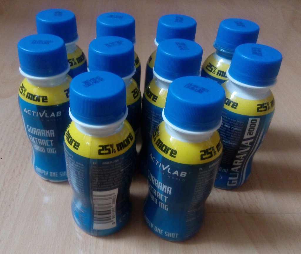 ACTIVLAB GUARANA 2000 SHOT 100 ML ENERGIA 10 SZT - 9951944846 ...