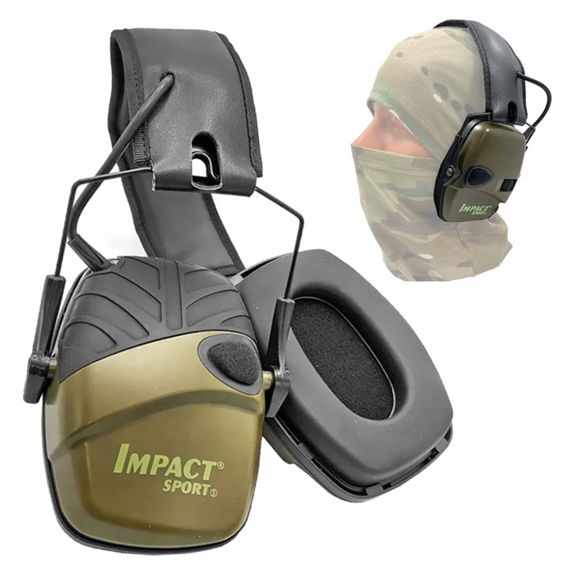 Słuchawki Ochronne Aktywne Strzeleckie Ochronniki - 12740100178 - oficjalne archiwum Allegro