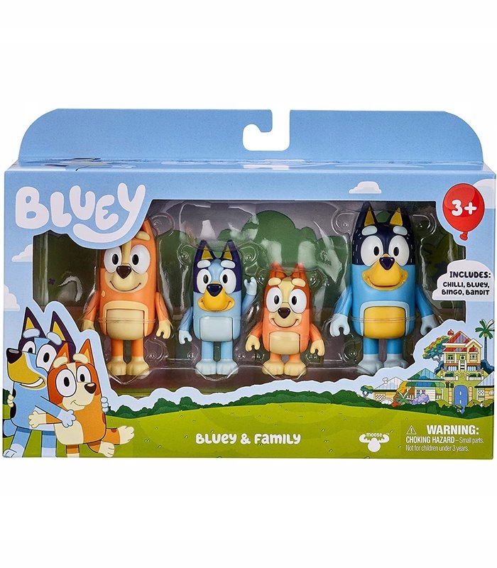 BLUEY BLUE Zabawki figurki z bajki ZESTAW rodzina - 12491641202 ... BLUEY BLUE Zabawki figurki z bajki ZESTAW rodzina - 12491641202 ...