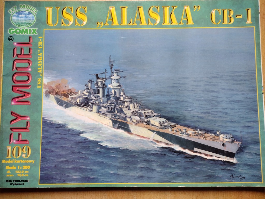 FLY MODEL AMERYKAŃSKI KRĄŻOWNIK LINIOWY USS ALASKA - 12919131285 ...