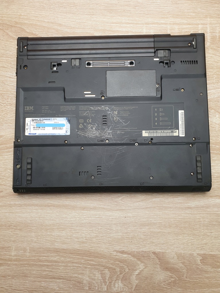 Retro Laptop IBM ThinkPad T40 2373 512MB 30GB - 10529669825 - oficjalne ...