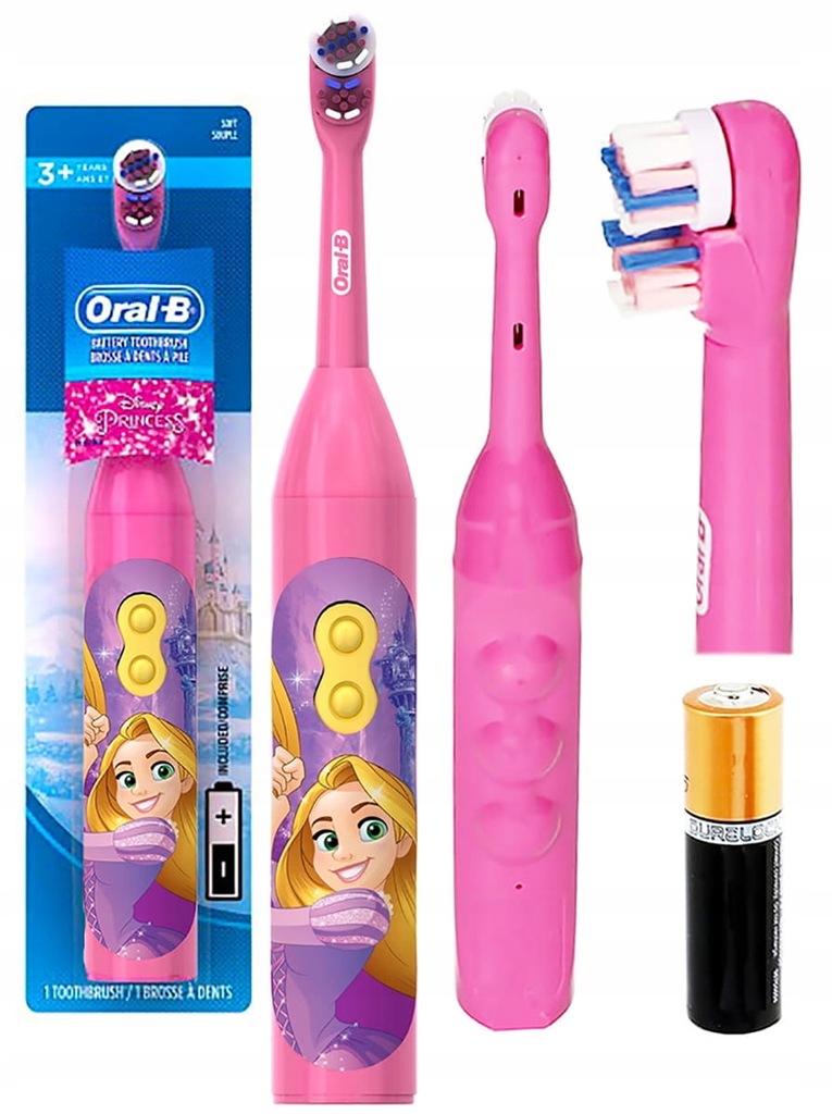 SZCZOTECZKA elektryczna DLA DZIECI ORAL-B PRINCESS - 11294311474 - oficjalne archiwum Allegro