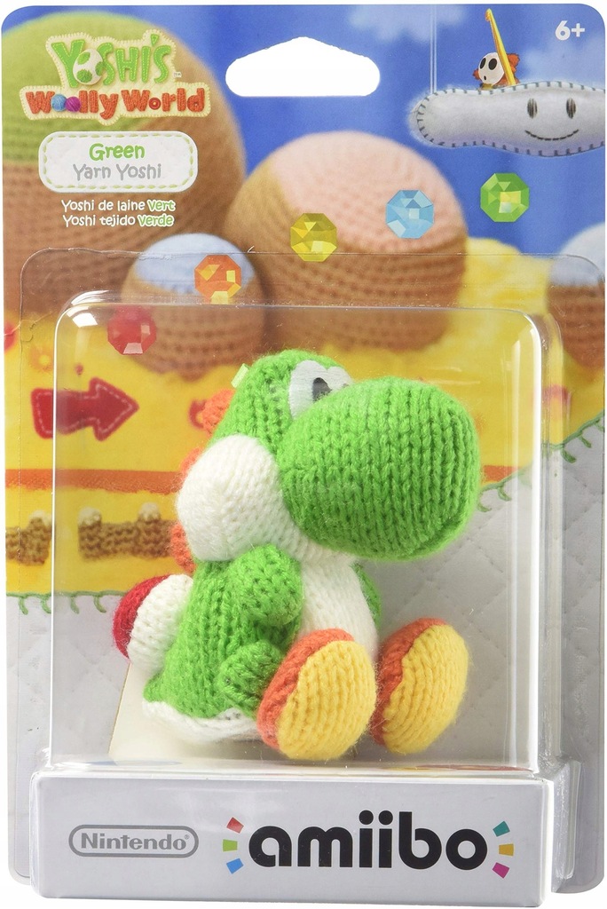 AMIIBO YARN YOSHI GREEN /NOWA/ NINTENDO 3DS SWITCH - 8398449628 ...