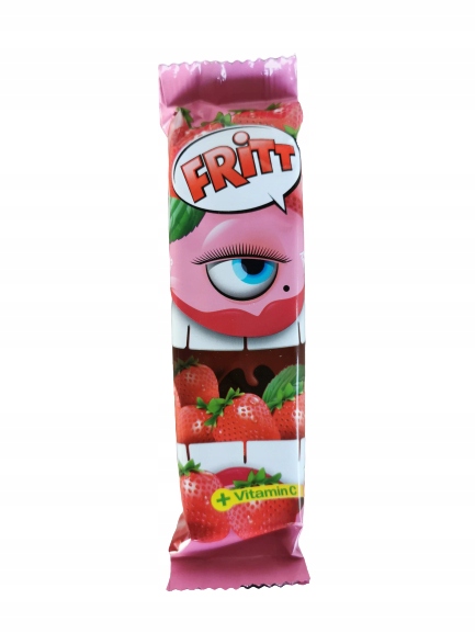 FRITT Guma rozpuszczalna truskawkowa + VIT. C 70g - 9542243925 ...