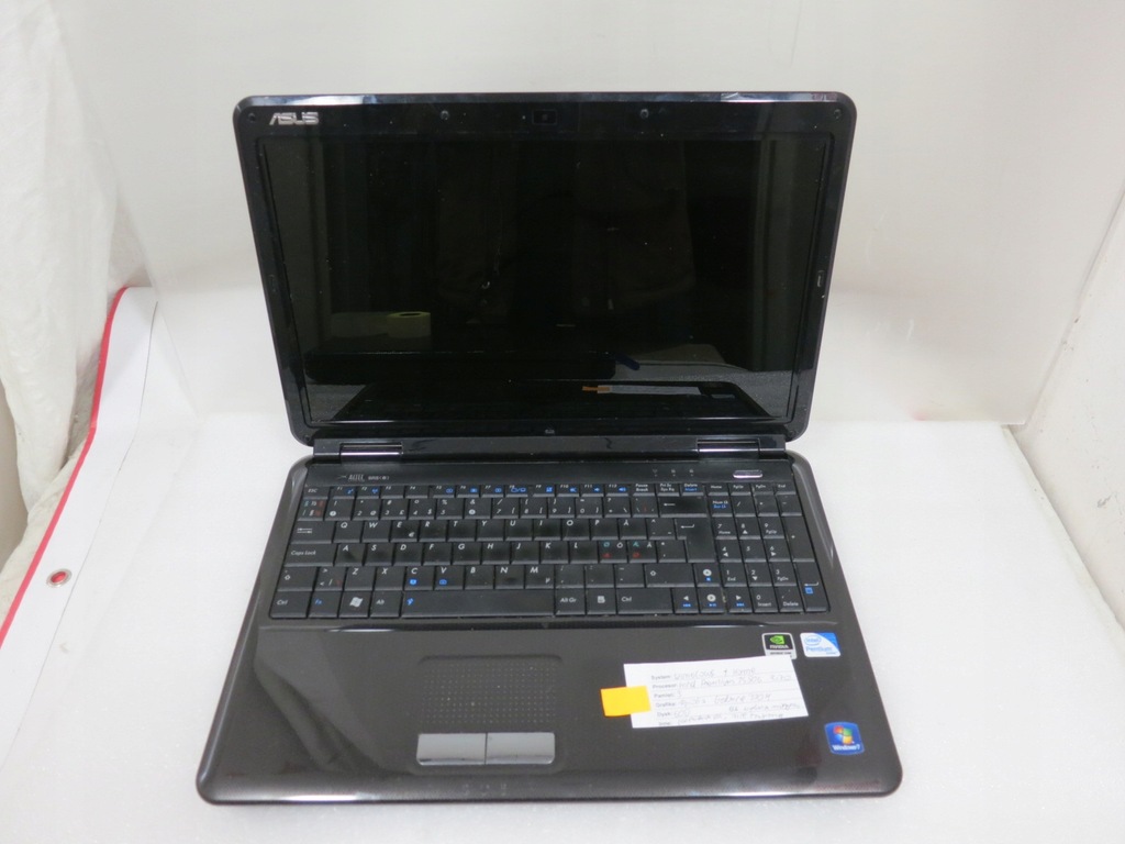 Asus K50I / Pentium 3GB 500GB Matryca / bateria X - 13285592885 ...