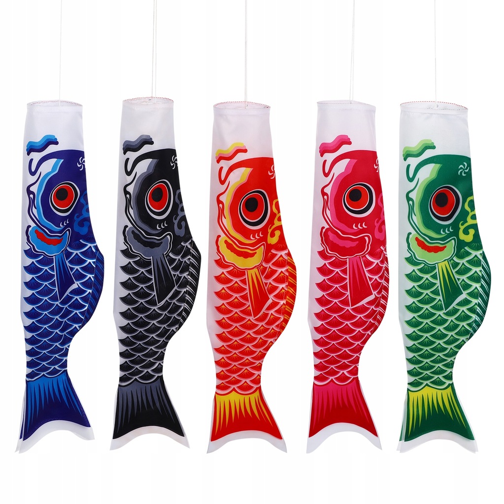 JAPANESE WINDSOCK FUNNY FISH FLAG FLAGS - 14441583989 - oficjalne ...