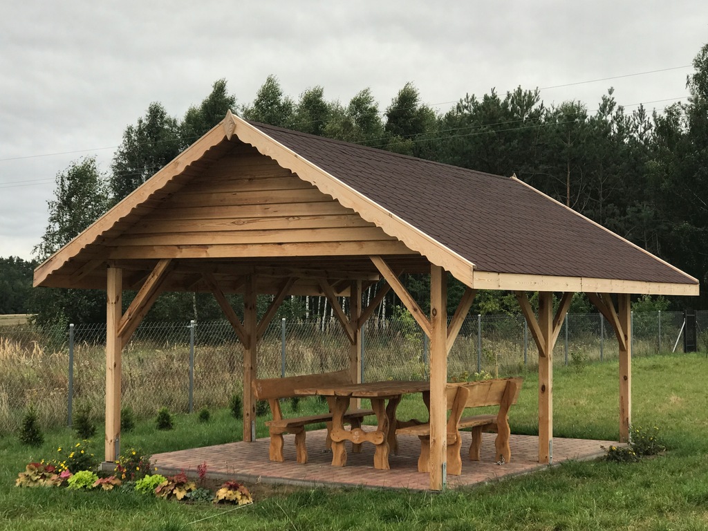 WIATA DREWNIANA drewutnia altana garaż carport 3x5 - 7746600373 ... WIATA DREWNIANA drewutnia altana garaż carport 3x5 - 7746600373 ...