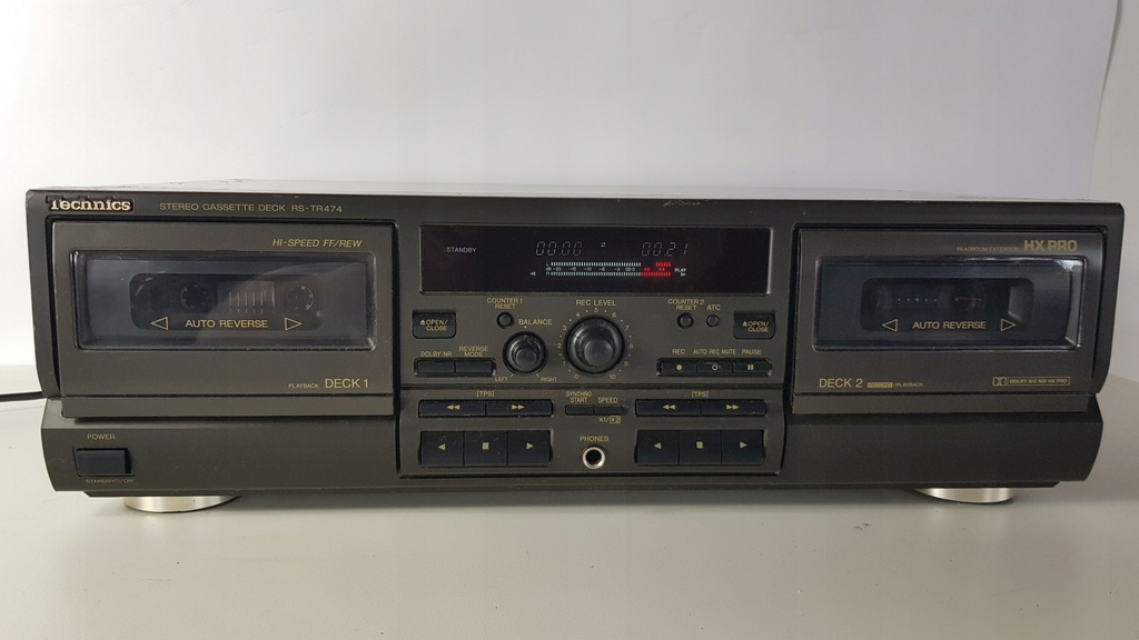 Technics RS TR 474 Cassette Deck magnetofon - 8124278292 - oficjalne archiwum Allegro