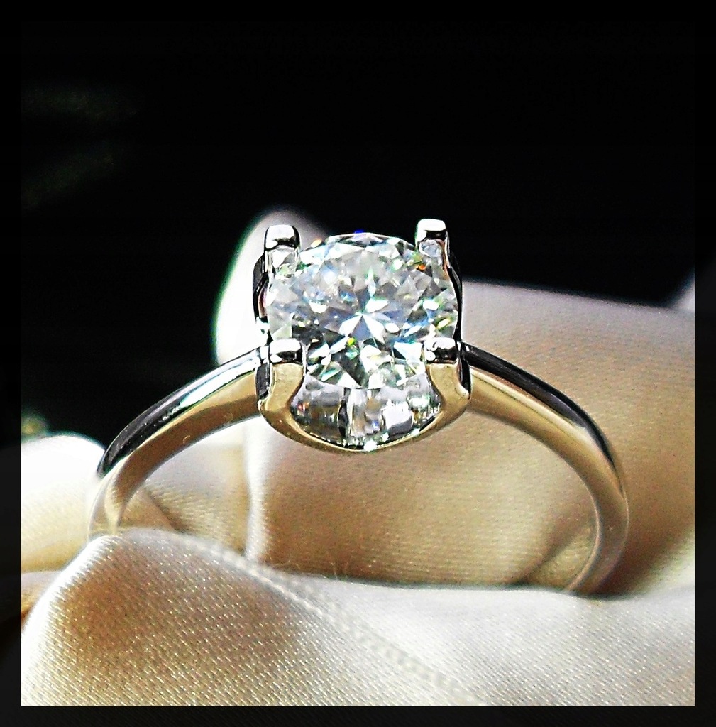 SOLITER BRYLANT 1CT HPTH P L A T Y N A PT 950 NAJWYZSZA PROBA PLATYNY - 14818135897 - oficjalne ...