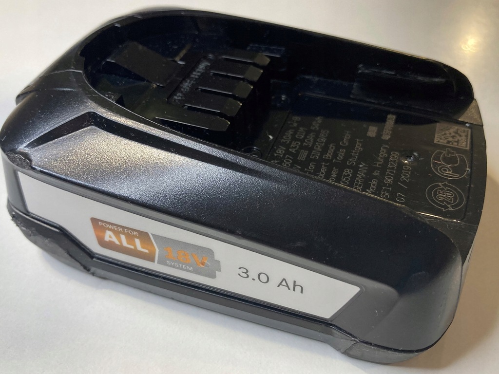 Bateria BOSCH PBA18V 3Ah oryginalna 1607A3501M - 13117597877 ...