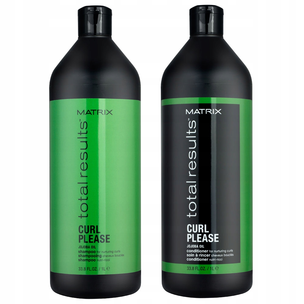 MATRIX CURL PLEASE KRĘCONE LOKI SZAMPON 1L ODŻYWKA - 7462254516 ...