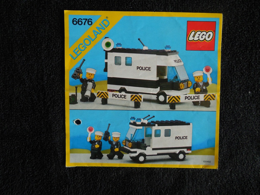 Instrukcja Lego Town Policja 6676 Legoland 1986 - 8681113574 ...