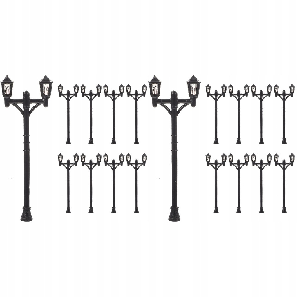 MINI LAMP POST STREET LIGHT MODEL CHRISTMAS 20 PCS - 13331752952 ...