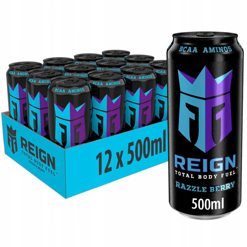 REIGN ENERGY Razzle Berry Napój 500ml x12 - 12233184422 - oficjalne ...