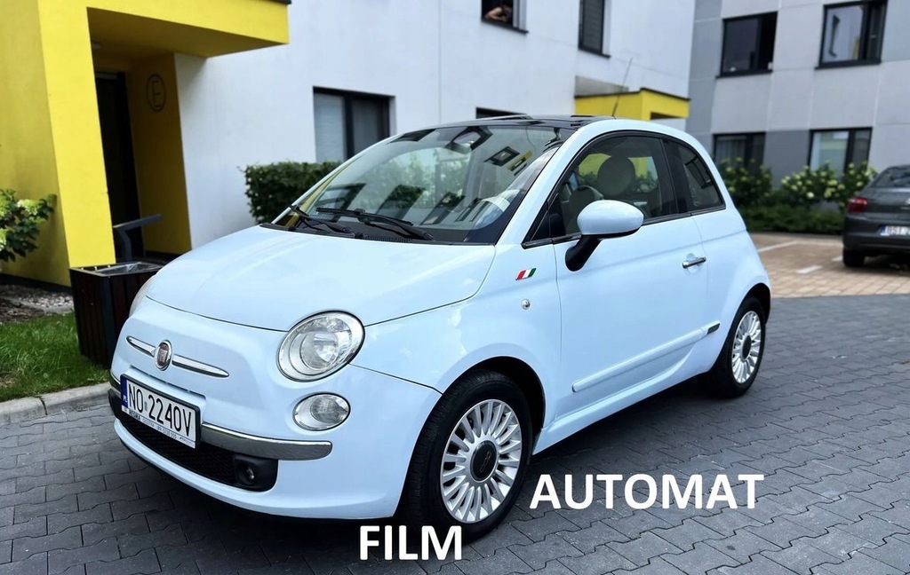 Fiat 500 AUTOMAT Salon PL Otwierany dach Czujn... - 14053060244 ...