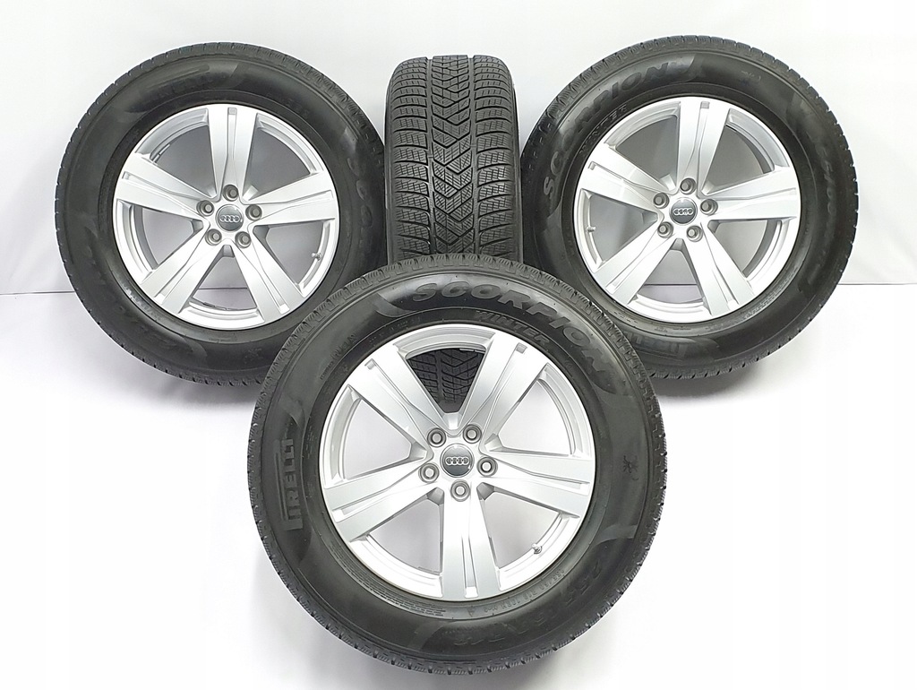 Koła felgi zima 255/60R18 Audi Q7 4M 4M0601025A - 14064529980 - oficjalne archiwum Allegro