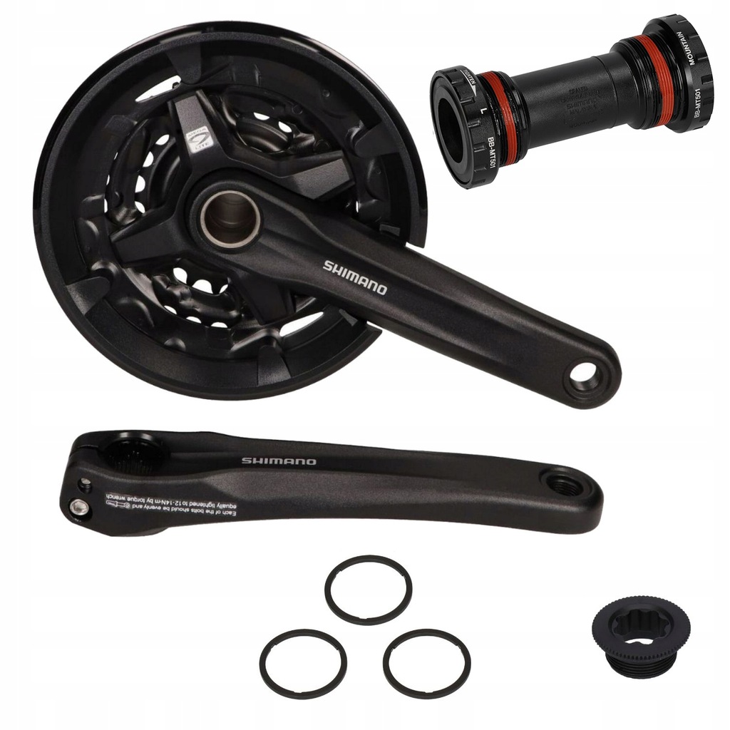 SHIMANO FC-MT210 Korba 9s Alivio 40x30x22 175mm i suport - 12495587751 - oficjalne archiwum Allegro