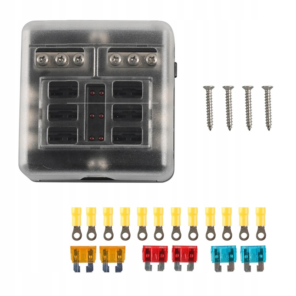 Fuse Block LED Indicator 6 Circuit Fuse Box - 13908245039 - oficjalne ...
