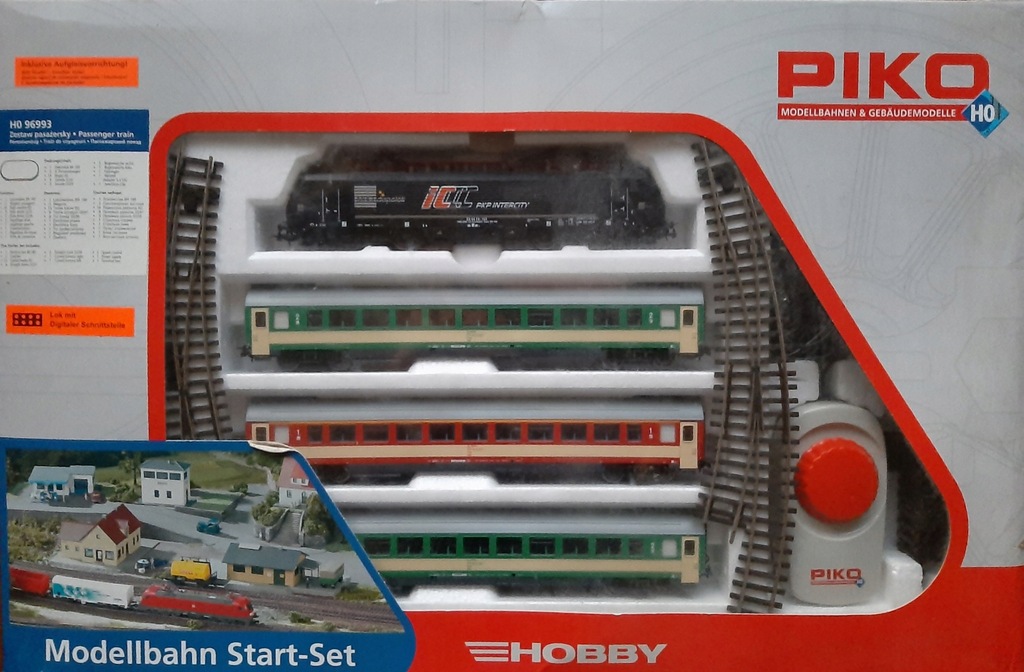 PIKO H0 96993 Zestaw Startowy ES 64 F4-155 PKP IC - 13020885634 - oficjalne archiwum Allegro