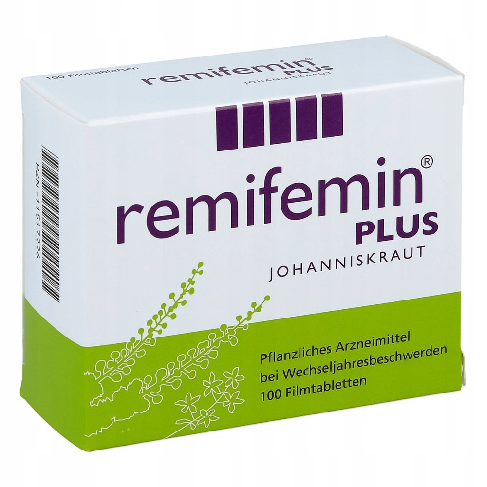 Remifemin plus w tabletkach powlekanych (100 szt.) - 8789280691 ...