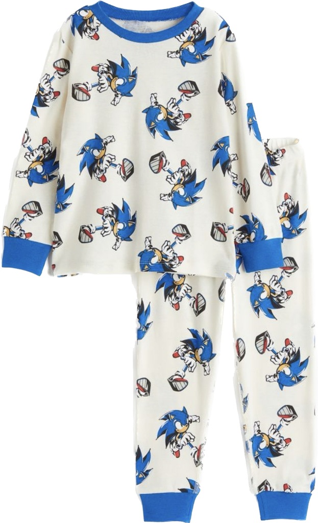 H&M piżama bawełna chłopiec SONIC 92 - 13814841430 - oficjalne archiwum ...